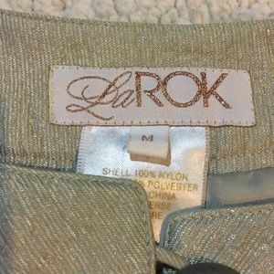 LaRok | Jackets & Coats | 23 La Rok Silver Cropped Jacket | Poshmark